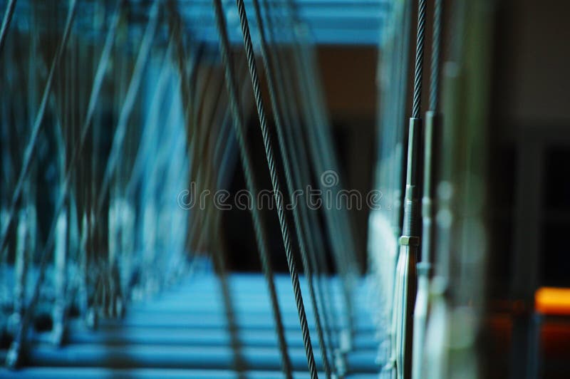 Linear Construction in Modern Building Close Up Stock Photo - Image of ...