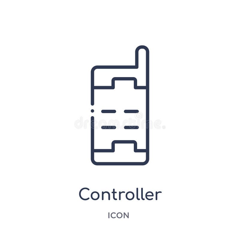 Linear Keypad Icon From Internet Security Outline Collection. Thin Line ...
