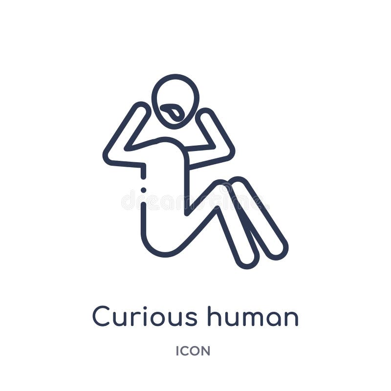 Curious Human Transparent Icon. Curious Human Symbol Design from Stock ...