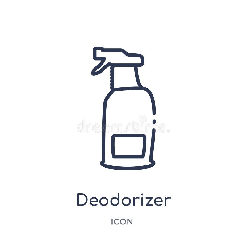 Deodorizer Icon, Outline Style Stock Vector - Illustration of body ...