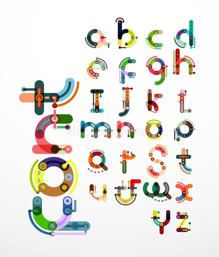 Linear Alphabet Stock Illustrations – 23,835 Linear Alphabet Stock ...
