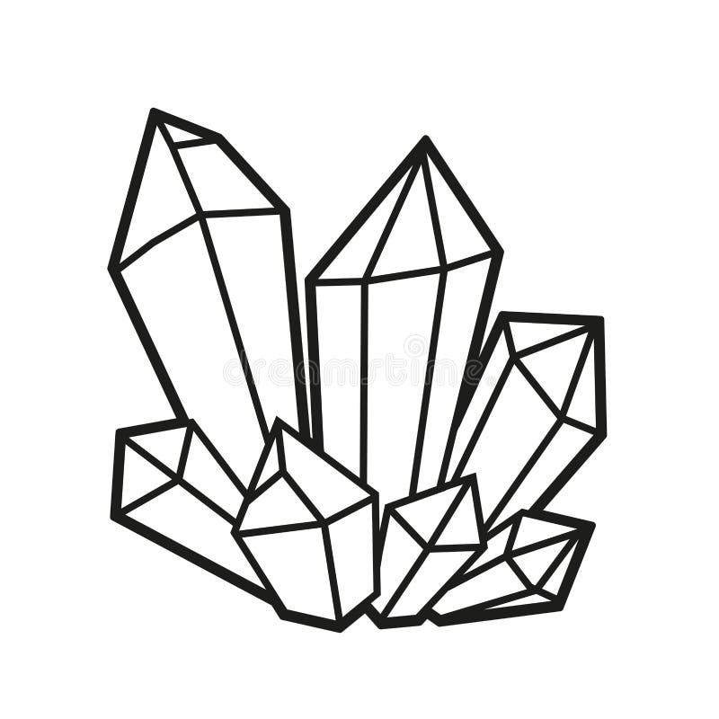 Magic crystals stock illustration. Illustration of jewel - 56726700