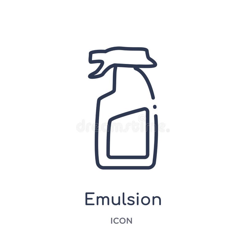 Emulsion Icon in Filled, Thin Line, Outline and Stroke Style. Vector ...