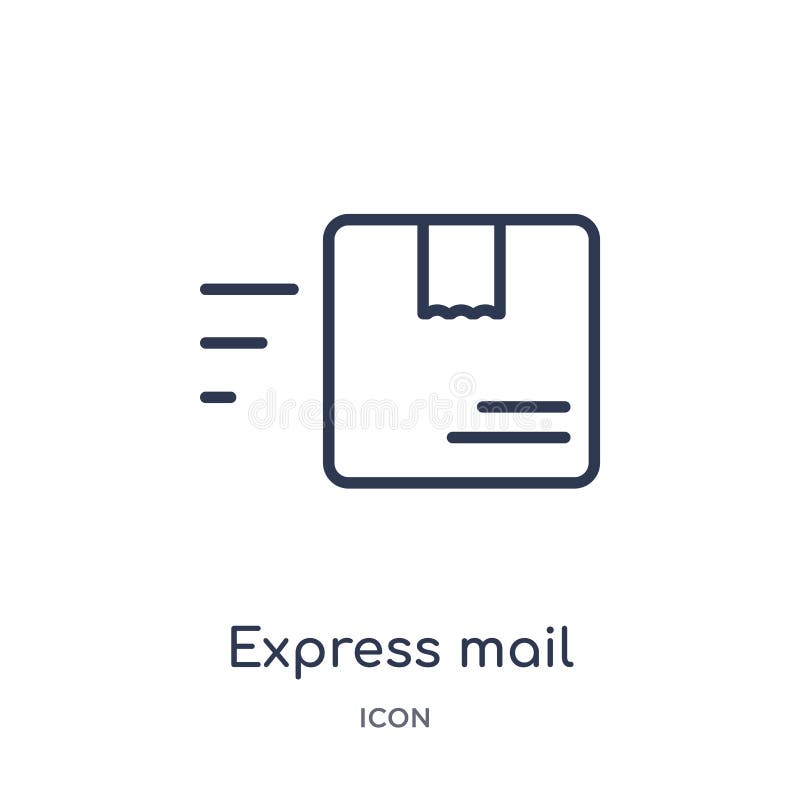 Linear Express Delivery Icon from Delivery and Logistic Outline ...