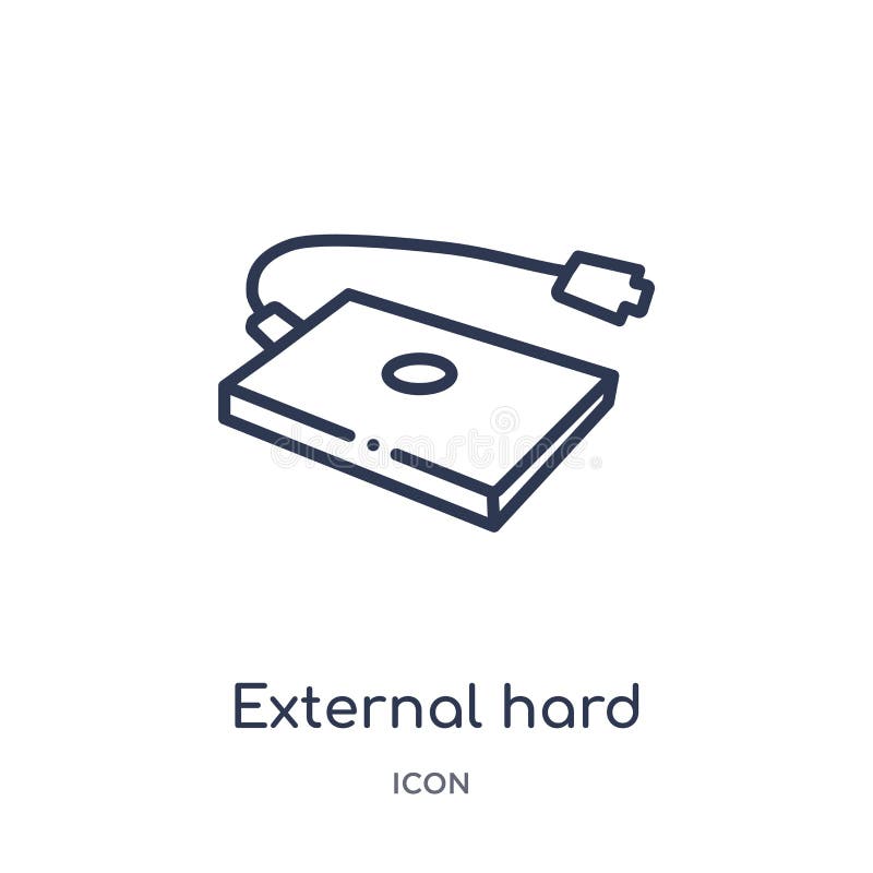 External Hard Drive Icon Stock Illustrations – 944 External Hard Drive ...