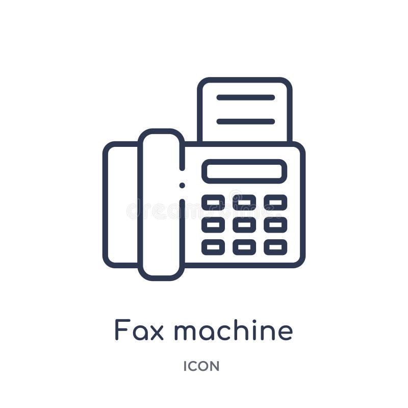 Fax Icon Outline Stock Illustrations – 4,520 Fax Icon Outline Stock ...