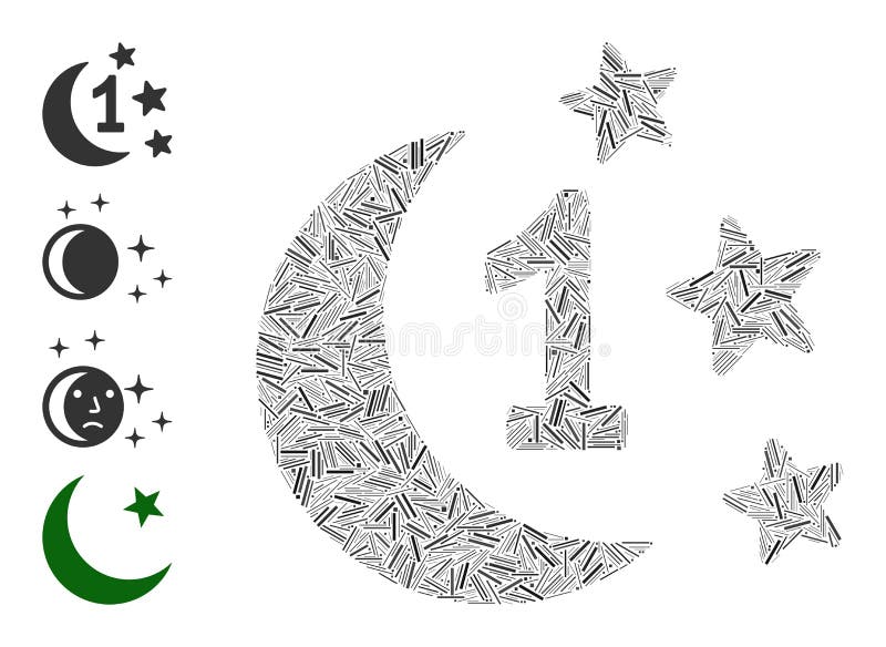 The First Man on the Moon, Apollo 11. Vector Flat Illustration Stock ...