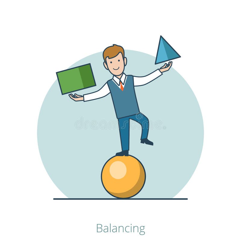 Balancing Object Stock Illustrations – 1,450 Balancing Object Stock ...