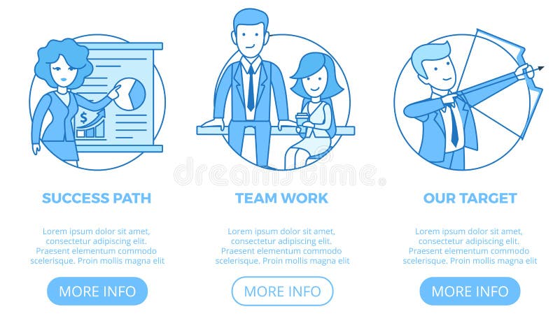 Web Design Programming Seo Concept Flat Web Banners Set Vector Stock Vector Illustration Of