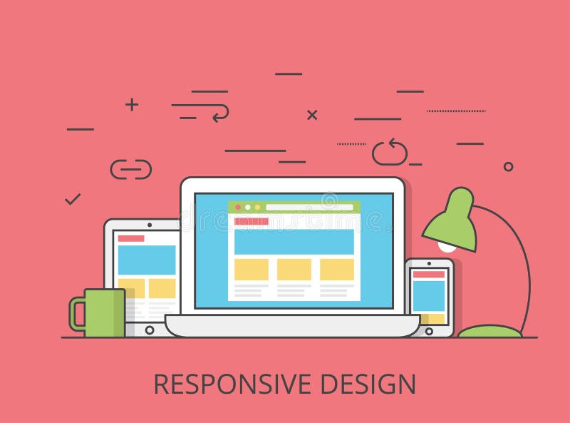 Web Design Programming Seo Concept Flat Web Banners Set Vector Stock Vector Illustration Of