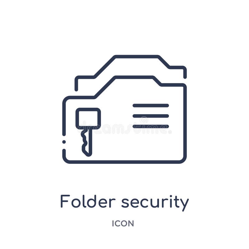 Linear Folder Filled Tool Icon from Files and Folders Outline ...