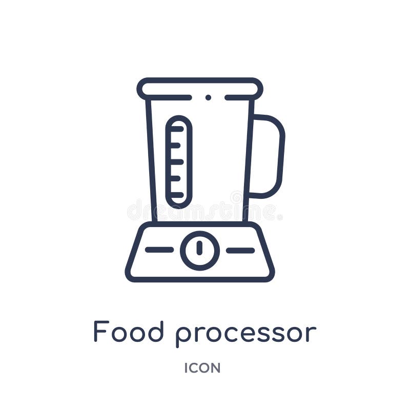 Food Processor Simple Icon Isolated. Household Appliance. Modern Food ...