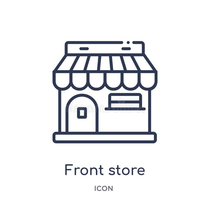 Store Front Outline Stock Illustrations – 11,034 Store Front Outline ...