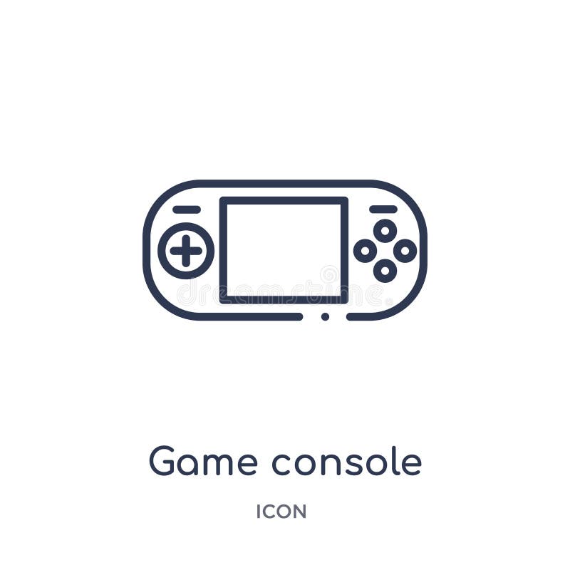 Games Console Outline Vector Stock Illustrations – 987 Games Console ...