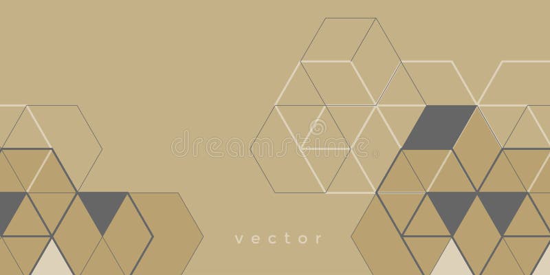 Linear Geometric Drawing. Abstract Background from Cubes and Lines ...