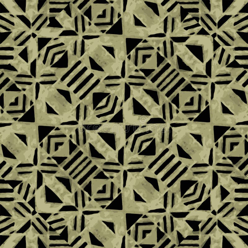 Linear Geometric Seamless Pattern Mosaic Stock Photo - Image of graphic ...