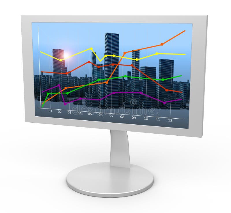 Linear graph stock illustration. Illustration of barrel - 19315086