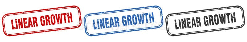 Linear Growth Graph with Increasing Stack of Coins Stock Vector ...