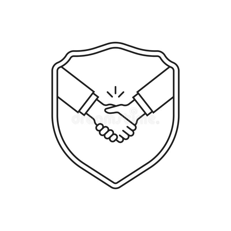 Handshake Shield Logo Stock Illustrations – 1,813 Handshake Shield Logo ...