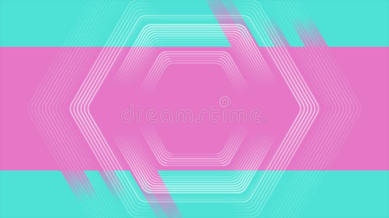 Linear Hexagonal Shape on the Pink Blue Contrast Minimal Motion ...
