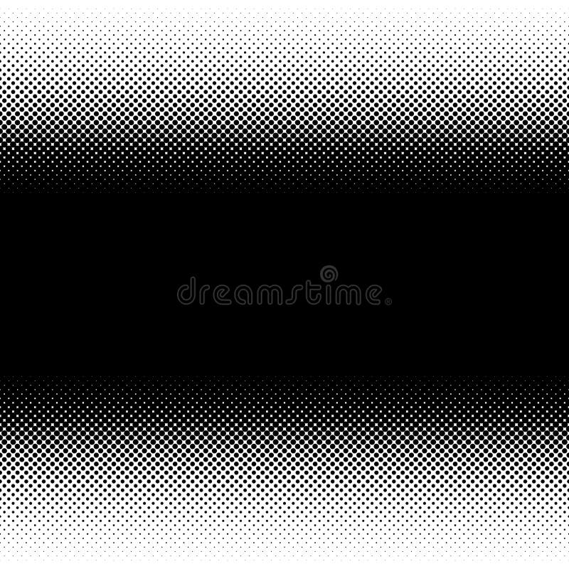 Linear, Horizontal Halftone Vector Pattern, Texture. Circles, Dots ...