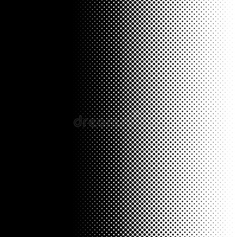 Linear, Horizontal Halftone Vector Pattern, Texture. Circles, Dots ...