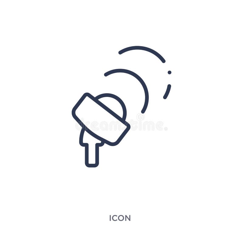 Linear Icon from Electrian Connections Outline Collection. Thin Line ...