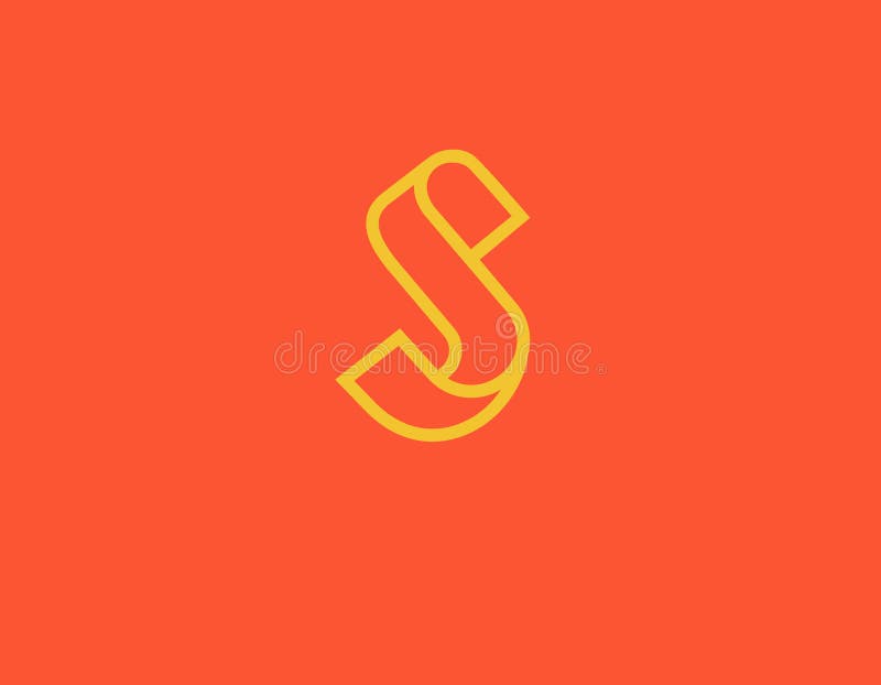 S Letter's Linear Logo Stock Illustrations – 1,205 S Letter's Linear ...