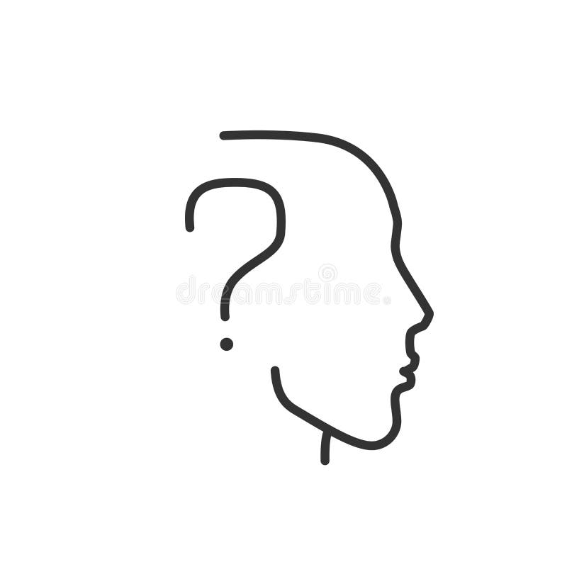 Stickman Question Mark Thinking Stock Illustrations – 206 Stickman ...