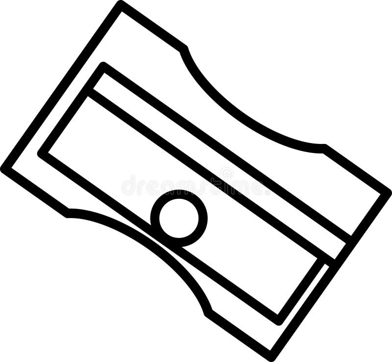 Linear Icon Sharpener, School and Office Supplies, Back To School ...