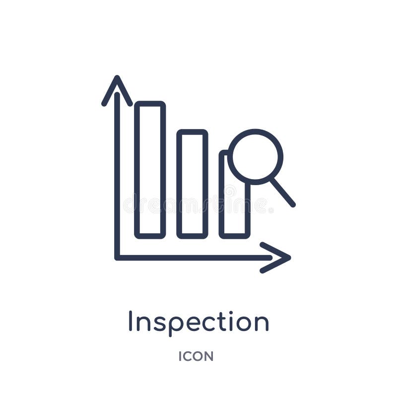Linear Inspection Icon from Delivery and Logistic Outline Collection ...