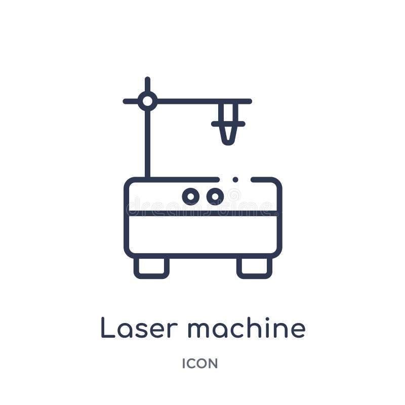 Linear Laser Machine Icon from Electronic Devices Outline Collection ...