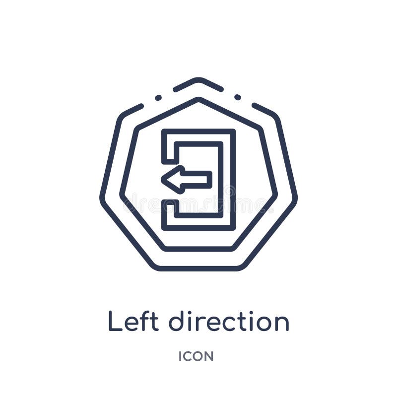 Two Arrows Pointing Right and Left Icon from User Interface Outline ...