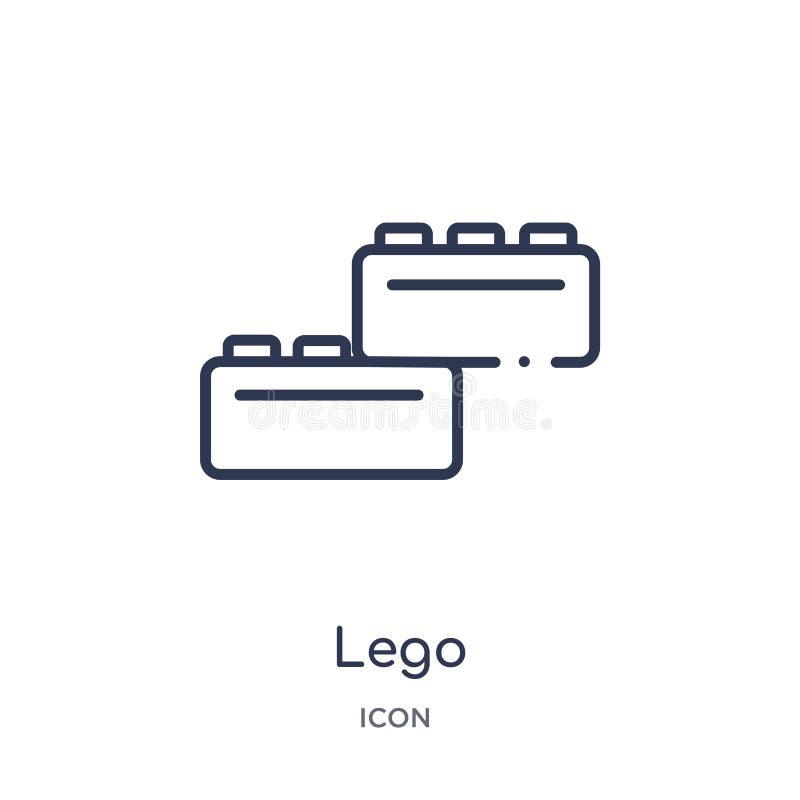 Lego Icon in Filled, Thin Line, Outline and Stroke Style. Vector ...