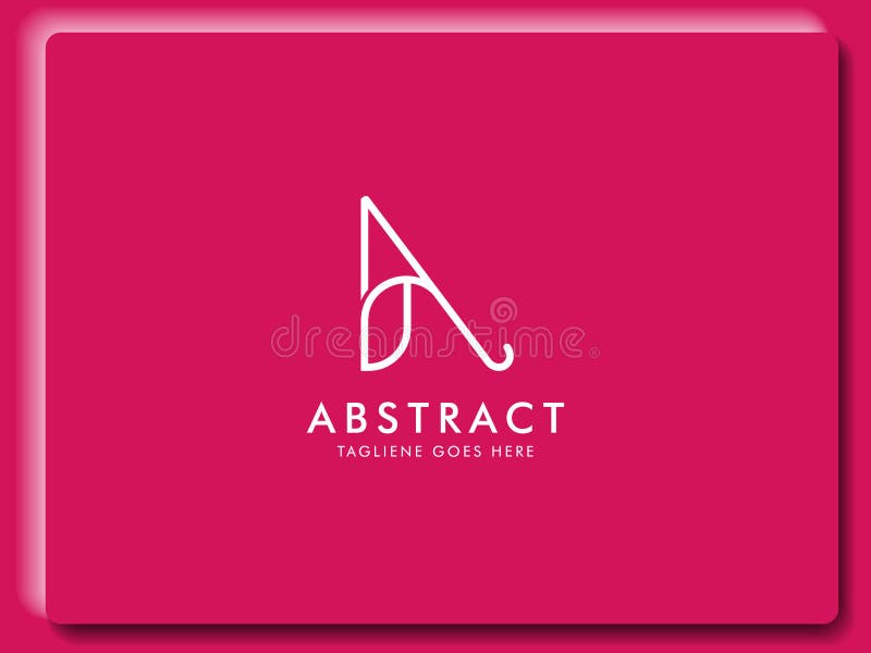 Linear Logo Design Vector Illustration Stock Illustration ...