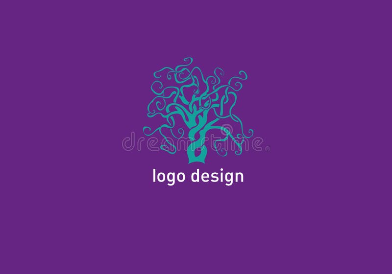 Linear Logo Magic Tree Stock Illustrations – 287 Linear Logo Magic Tree ...