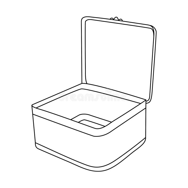 Packed Lunch Line Drawing Stock Illustrations – 113 Packed Lunch Line ...