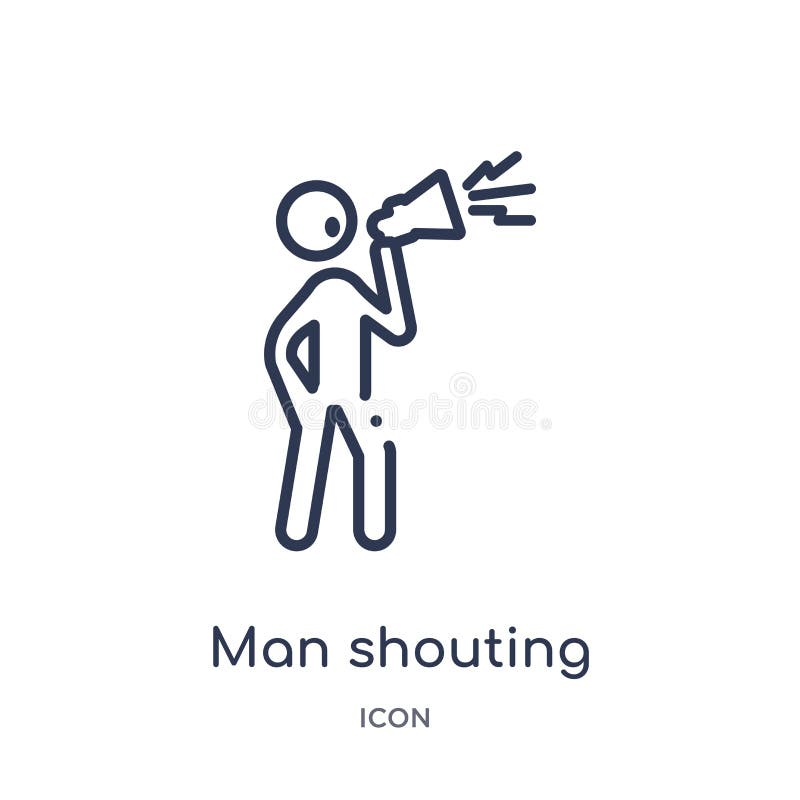 Yelling Stick Figure Stock Illustrations – 69 Yelling Stick Figure ...