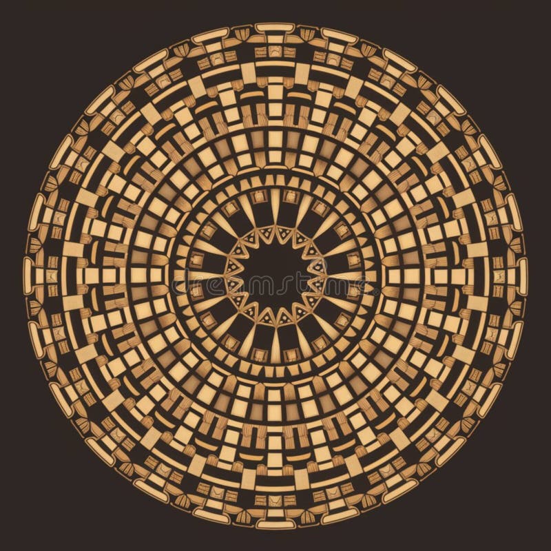 Linear Mandala with a Focus on Repeating Square and Triangular Motifs ...