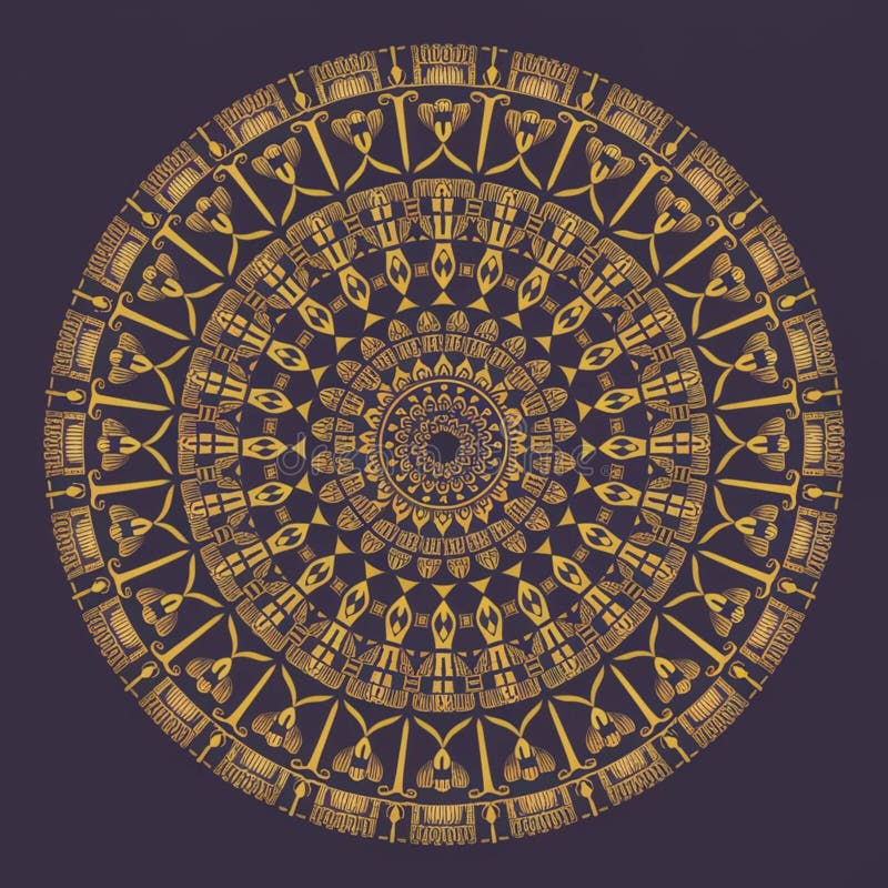Linear Mandala with a Focus on Repeating Square and Triangular Motifs ...