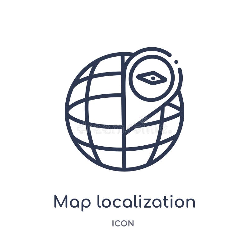 Map Localization Stock Illustrations – 984 Map Localization Stock ...