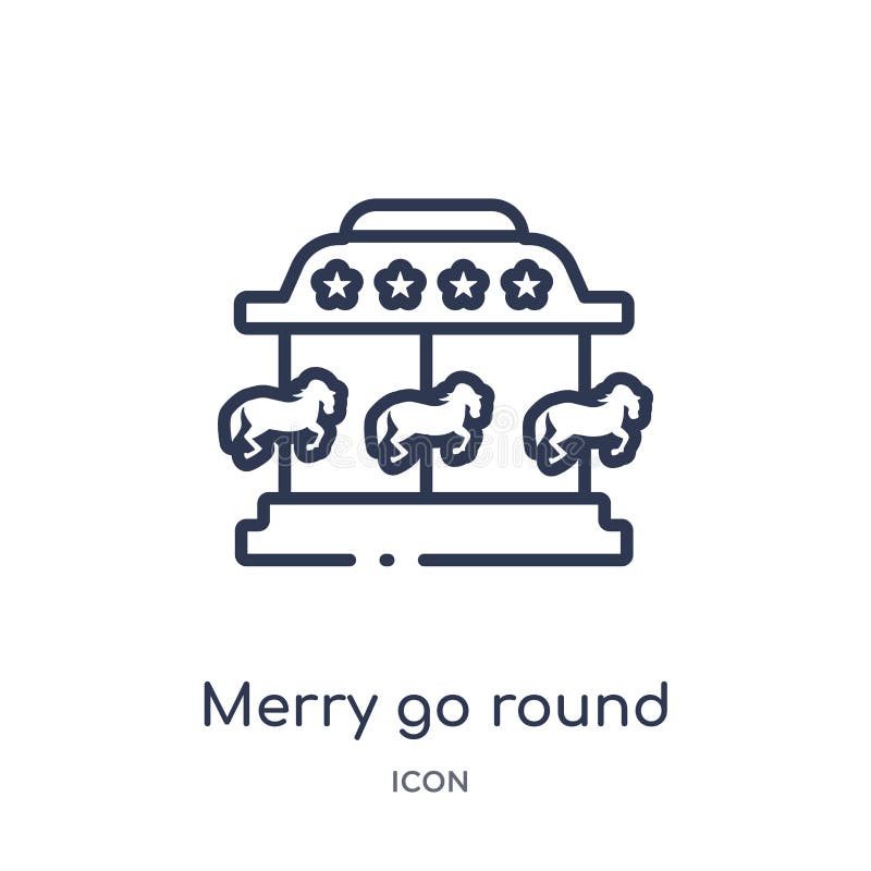 Cartoon Merry Go Round Stock Illustrations – 385 Cartoon Merry Go Round ...