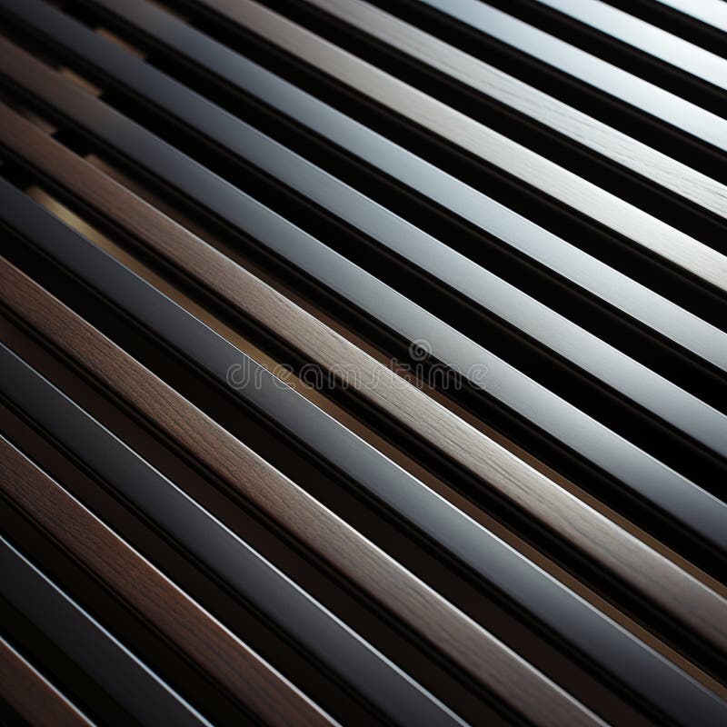 Linear Metallic Shine: Striped Texture Art Piece Stock Illustration ...