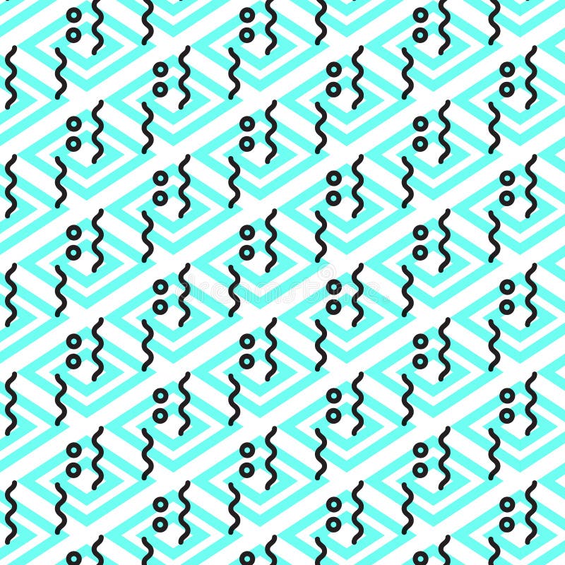 Linear Outline Pattern. Seamless Pattern. Print Texture. Fabric Design ...