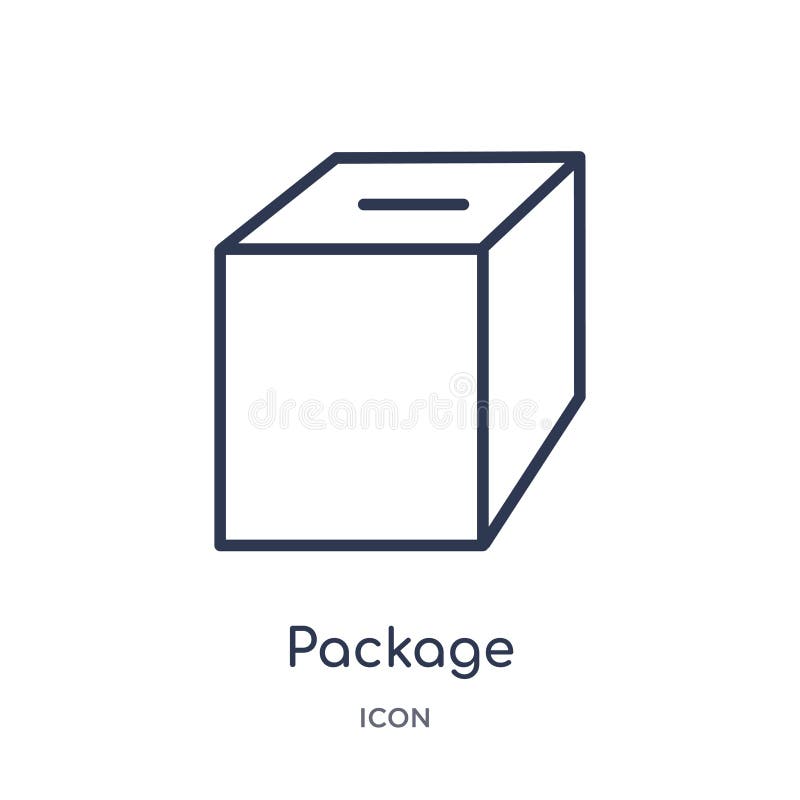 Linear Package Checking Icon from Delivery and Logistic Outline ...