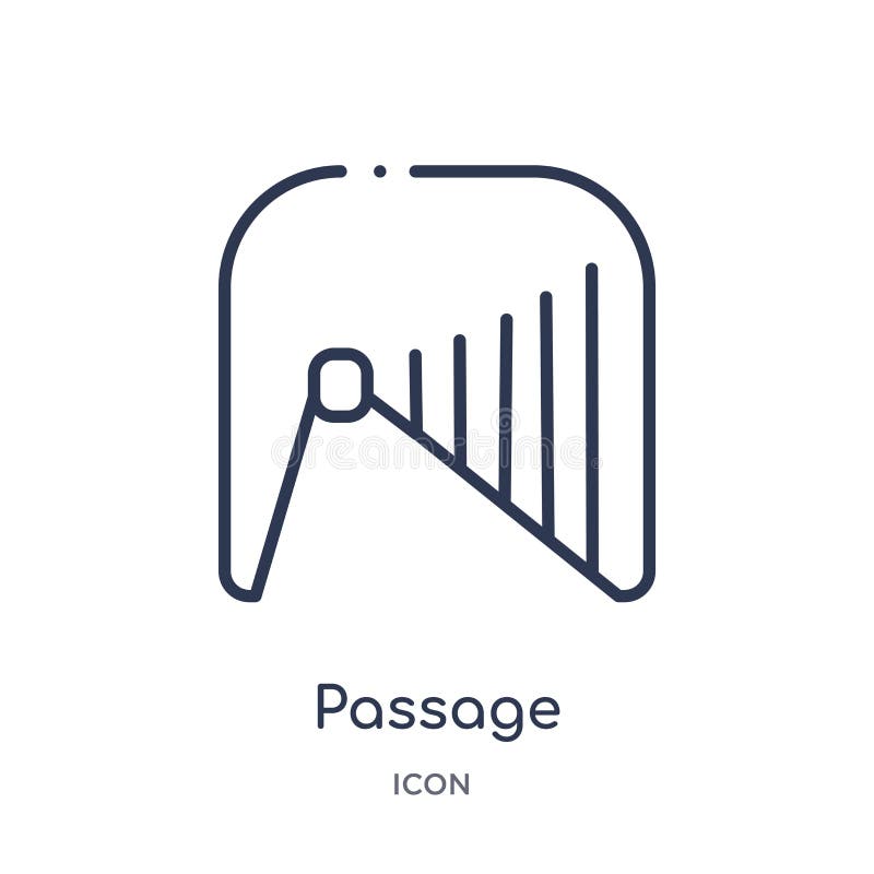 Passage Icon in Trendy Design Style. Passage Icon Isolated on White ...