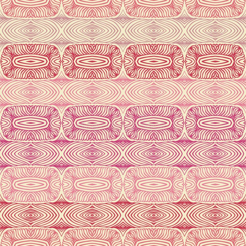 Linear Pattern, with Indian Ethnic Motifs Stock Illustration ...