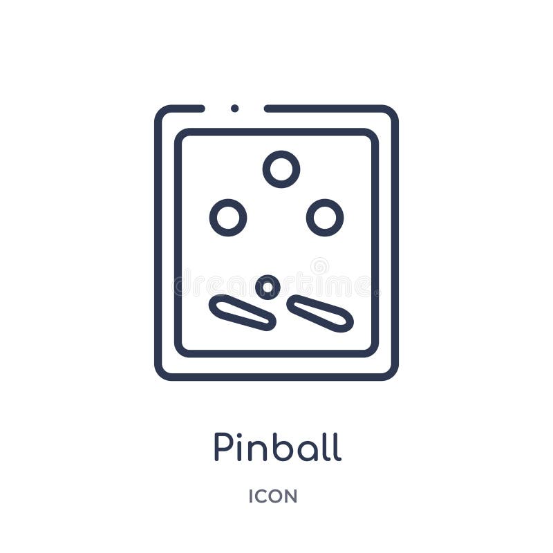 Pinball Flipper Vector Stock Illustrations – 128 Pinball Flipper Vector ...