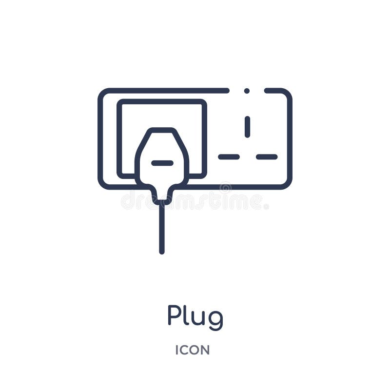 Plug and UK Socket. Three 3 Pin Plug Icon Set. British Socket. Electric ...