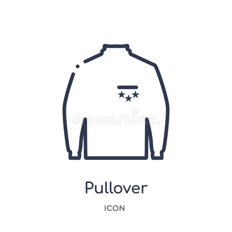 Linear Pullover Icon from Clothes Outline Collection. Thin Line ...